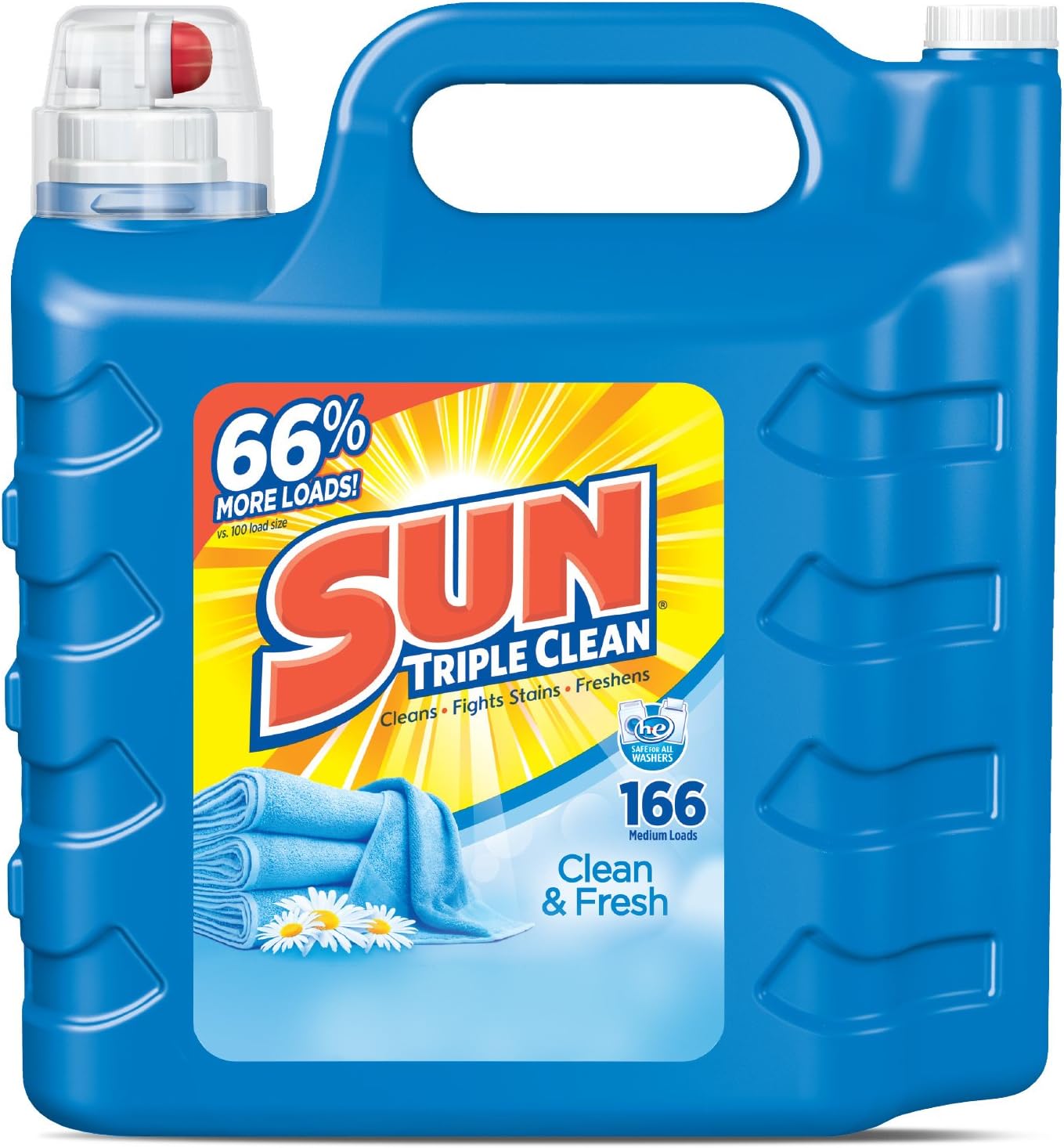 Amazon.com: Sun Ultra Liquid Laundry Detergent, Clean and Fresh, 250 ...