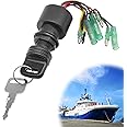 Amazon.com: Boat Ignition Switch, 6 Wire Base Ignition Key Switch with ...