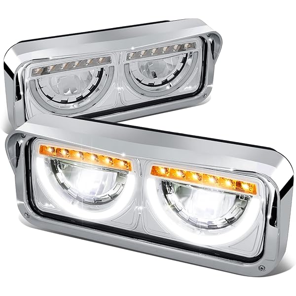 Universal Semi-Truck Led Headlight Assembly For Peterbilt, 58% OFF