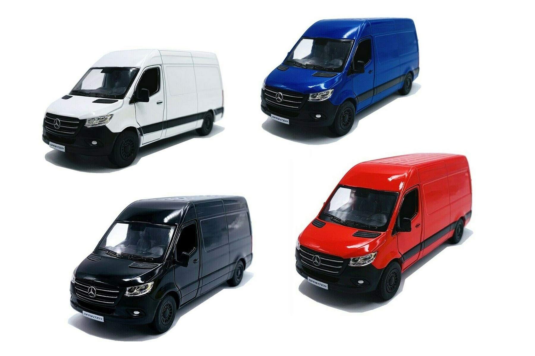 Mua 2019 Mercedes-Benz Sprinter Cargo Van SetOf4 1:48 O Scale Die Cast ...