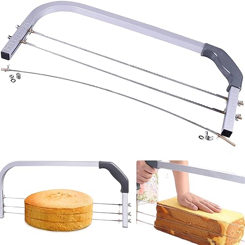 Professional Cake Cutter Slicer Leveler, Commercial 4 Layers Adjustable ...