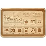 Laser Tattoo Das Frühstücksbrett aus Buche Holz - .möge die Marmelade ...