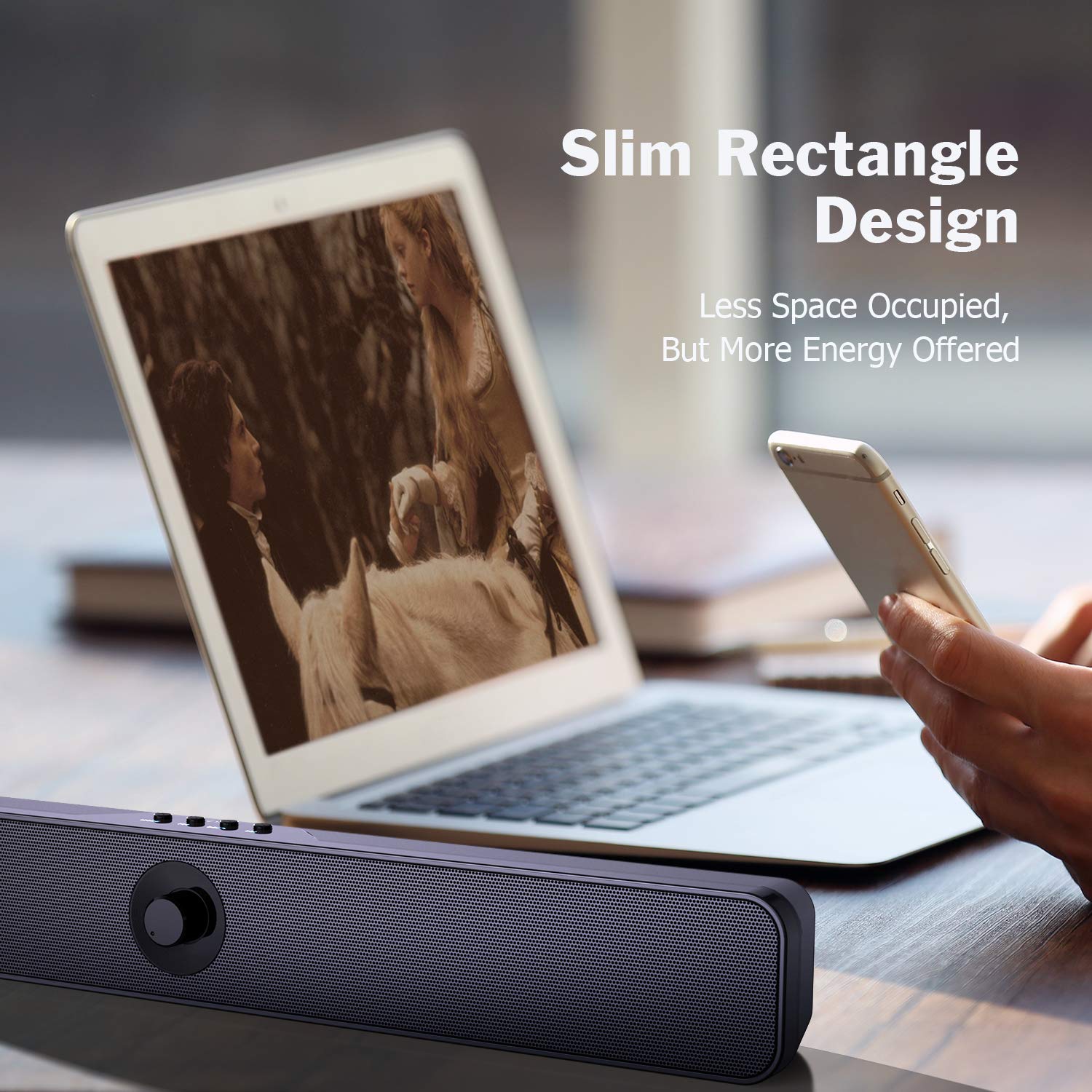 Mua DOSS Computer Speaker, Sound bar with 16W Stereo Sound and Enhance ...