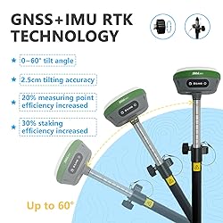 IMU RTK GPS Survey EQUIPEMNT 1cm Accuracy Kilometers Distance Between ...
