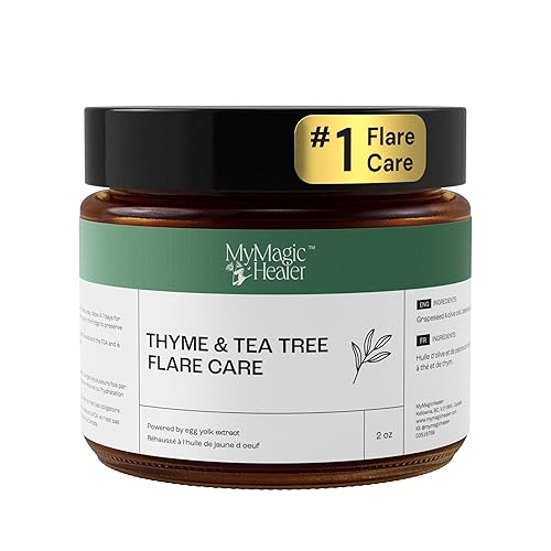 Thyme & Tea Tree Flare Care | Solution for Painful Pimples, Cystic Acne ...