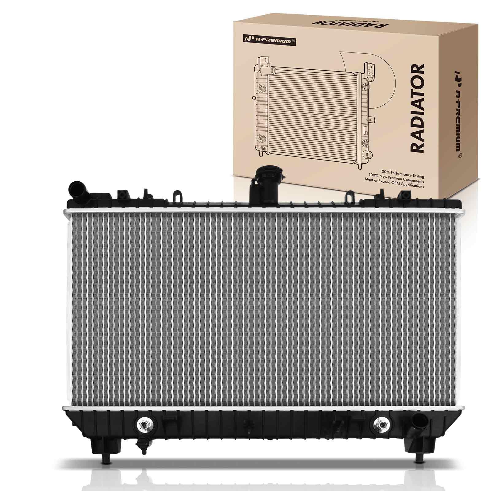 A-Premium Engine Coolant Radiator Assembly with Transmission Oil Cooler ...