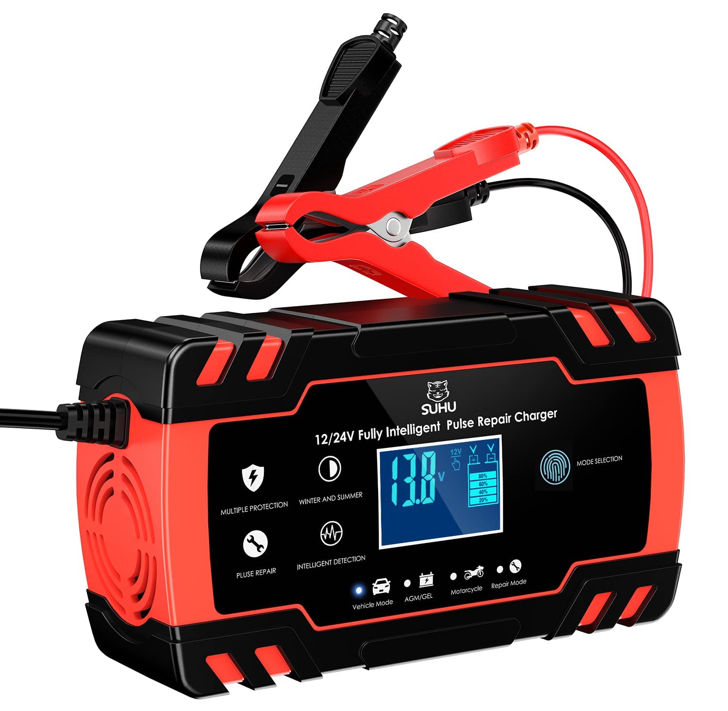 Mua 4 Modes Car Battery Charger, 24V/12V Battery Charger Automotive, 4A ...