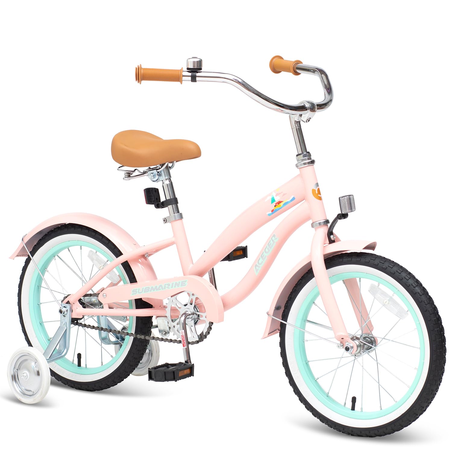 Mua ACEGER Girls Beach Cruiser Bike for Kids 5-13 Years Old, 16" 18" 20 ...