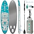 FunWater Inflatable 10'6×33"×6" Ultra-Light (17.6lbs) SUP for All Skill ...