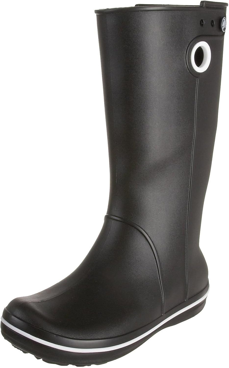 Crocs New Crocband Jaunt Wellies Womens Wellington Boots Ladies Black ...