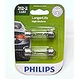 Amazon.com: Philips Automotive Lighting 212-2 LongerLife Miniature Bulb ...