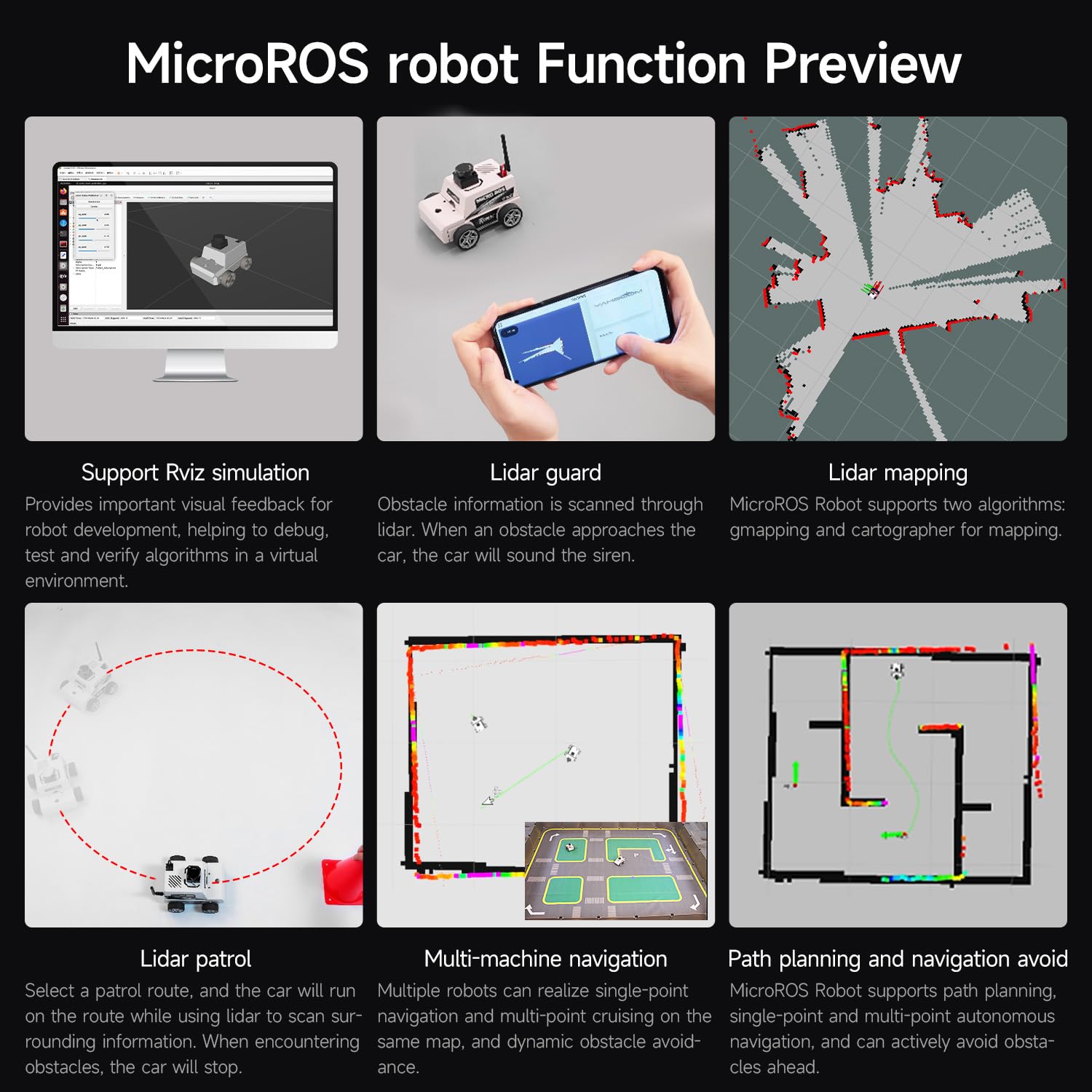 Mua Yahboom ESP32 Smart Robotics ROS2 Humble Robot Kit microROS Robot Car Virtual Machine as ...