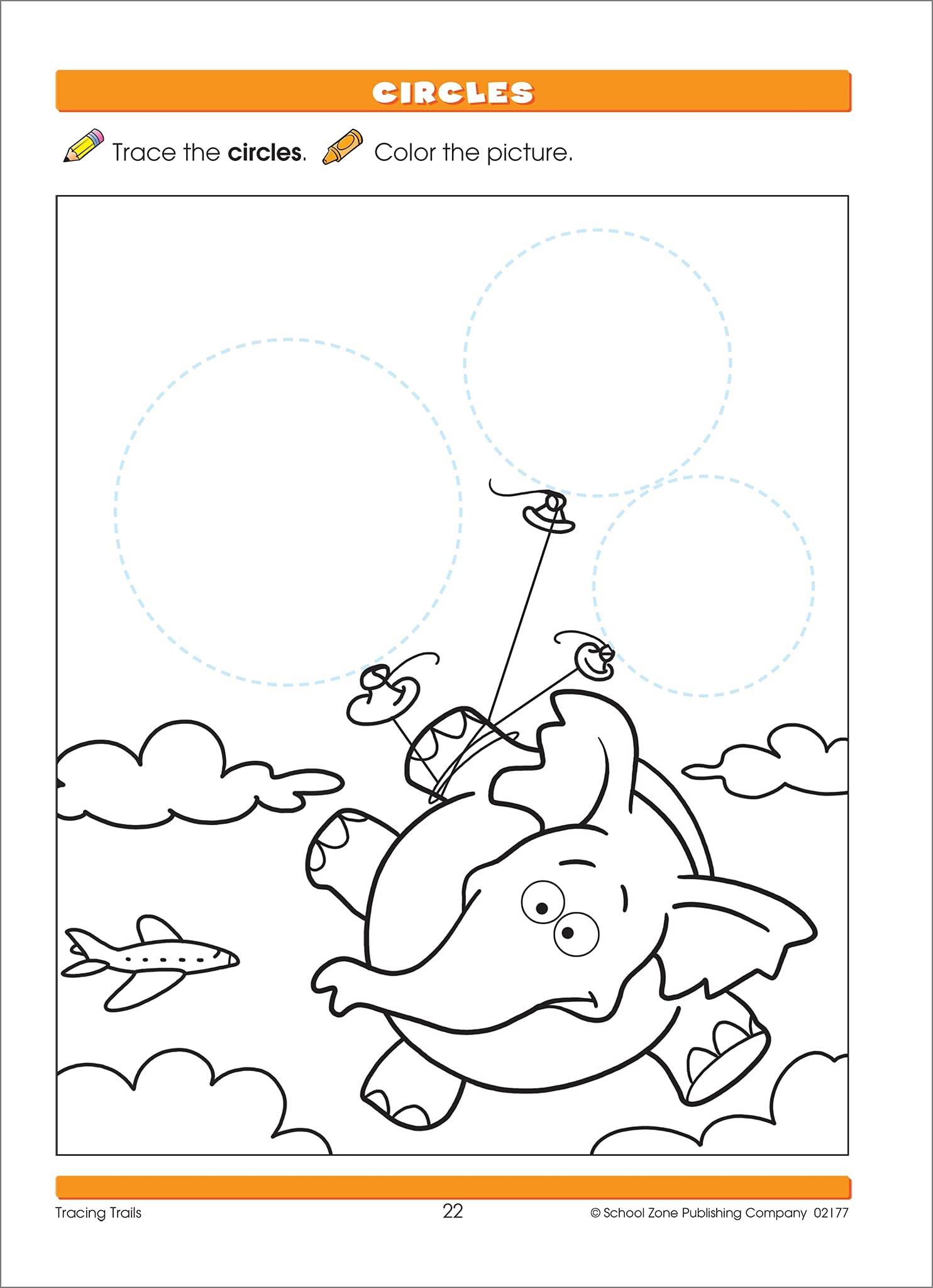 Mua School Zone - Tracing Trails Workbook - 32 Pages, Ages 3 to 5 ...