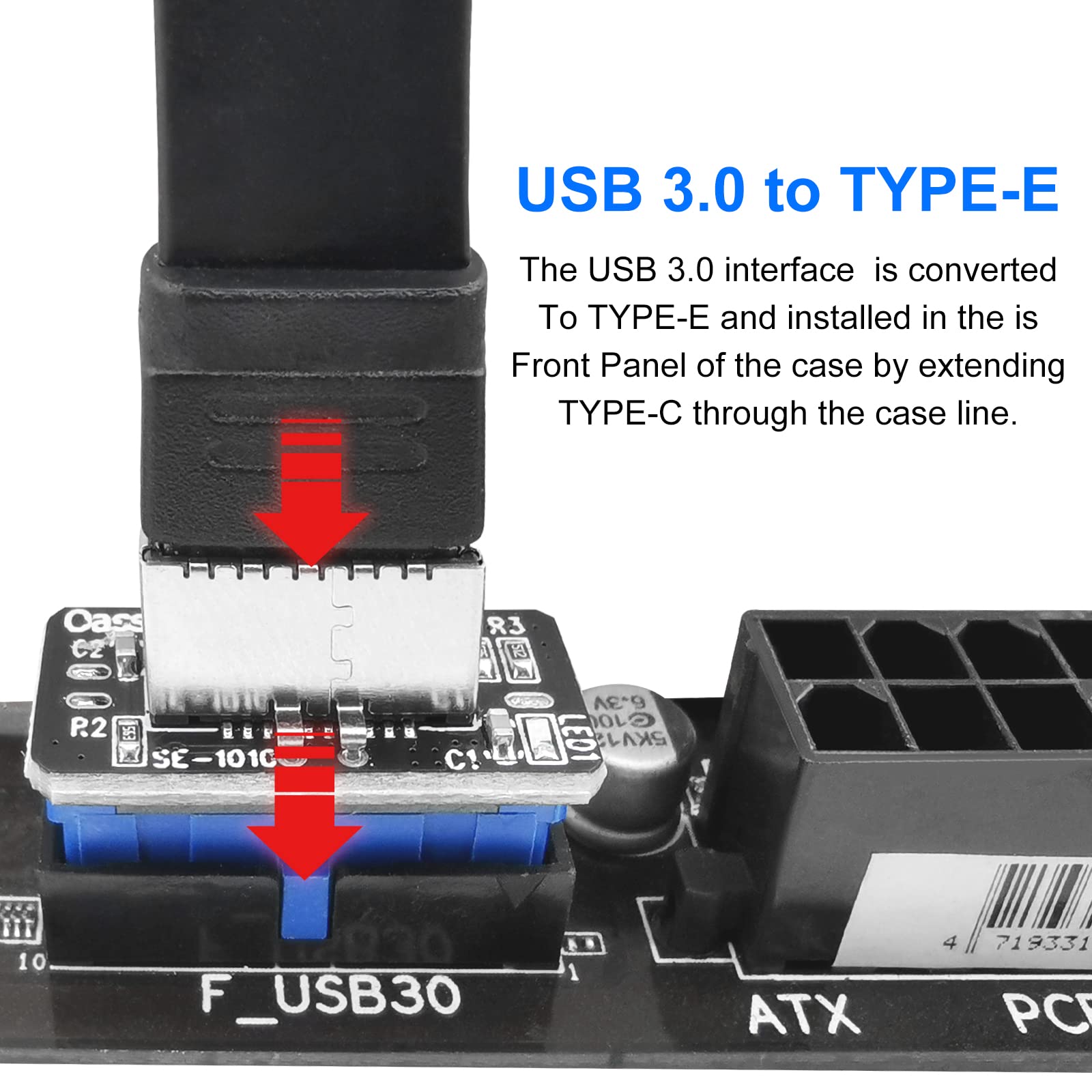 Mua Oassuose Mainboard USB 3.0 19PIN(3.1 Gen 2) to Type-C 3.1 Front ...