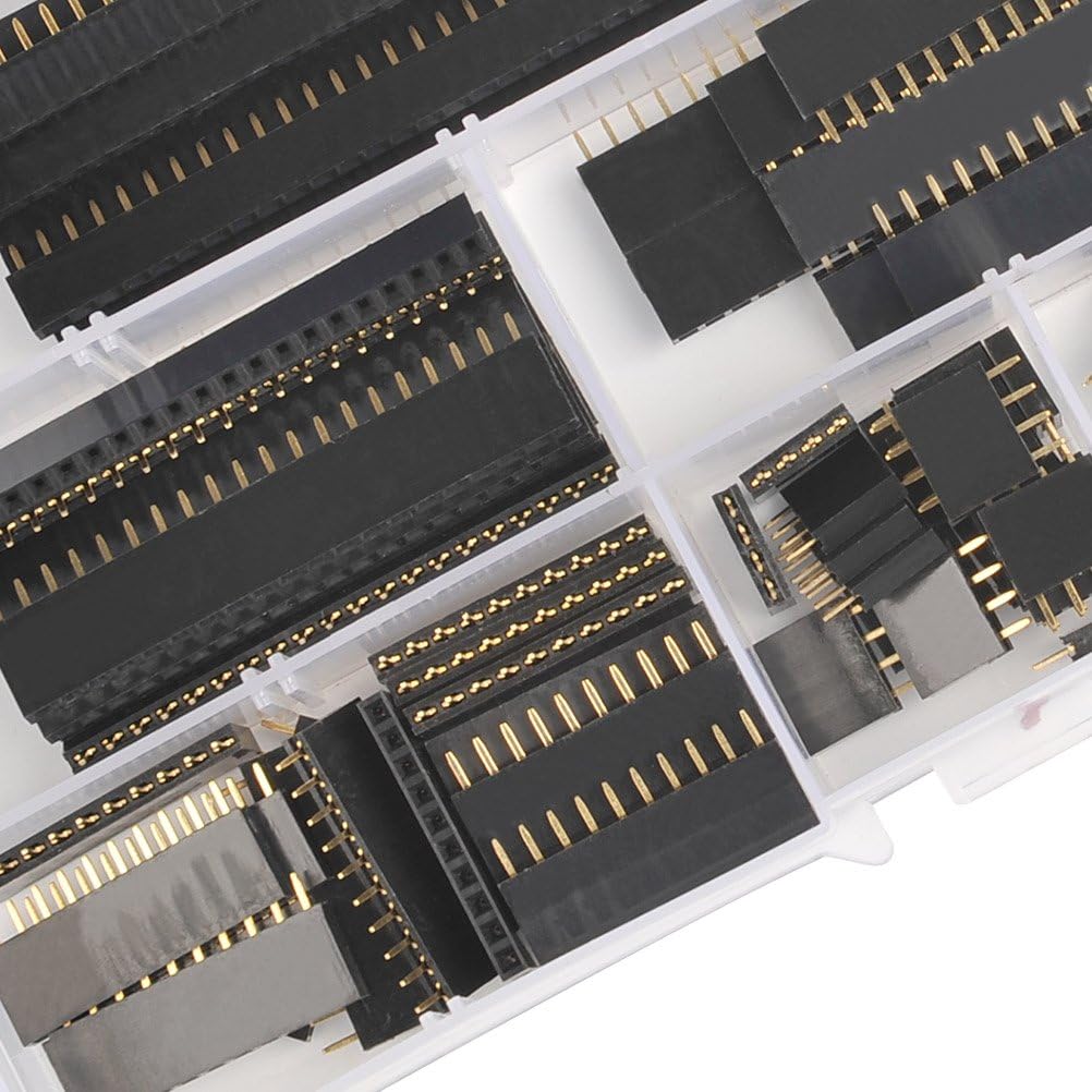 TPEMRPL 120Pcs Straight Single Row Stackable Female Pin Header Strip ...