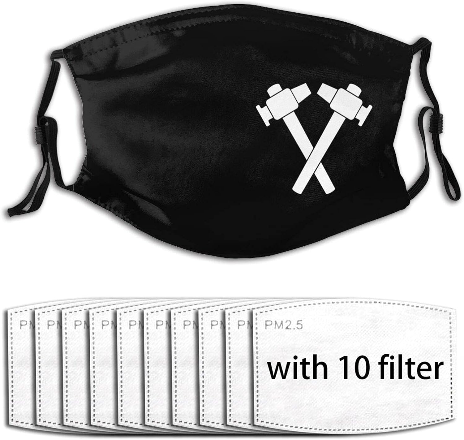 Adult Blacksmith Hammer2 Face Mask Outdoor Mask Balaclava with Filter ...