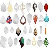Amazon.com: 22 Pcs Earring Cutting Dies Teardrop Leaf Shape Earring Die ...