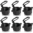 Amazon.com: Niwicka 6 PCS Racing Vent Caps Fit Vp Jug Can, 24 mm Black ...