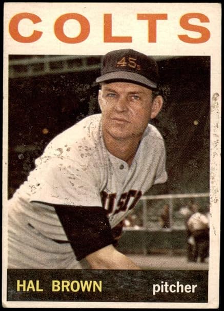Amazon.com: 1964 Topps # 56 Hal Brown Houston Colt 45s (Baseball Card ...