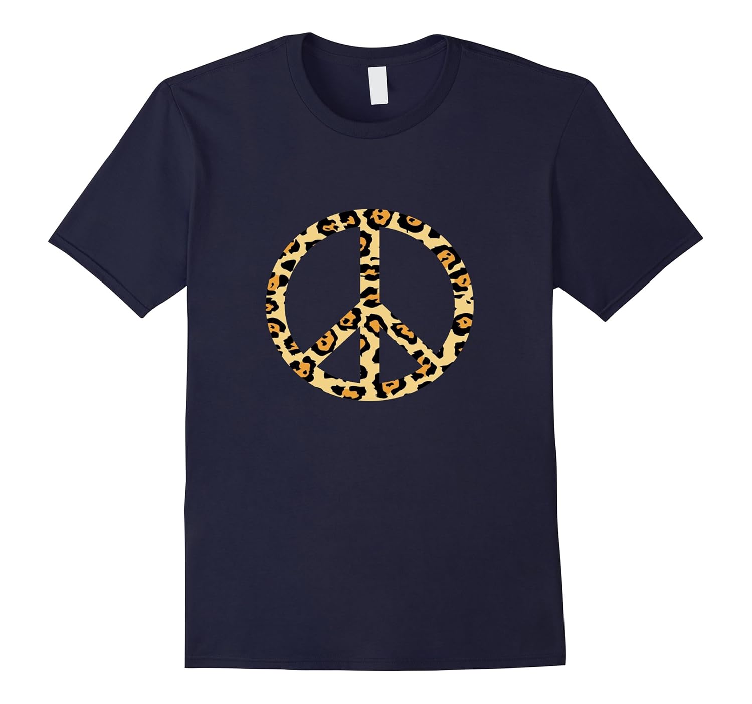 Cheetah Leopard Tiger Animal Print Peace Sign T-Shirt-Art – Artvinatee