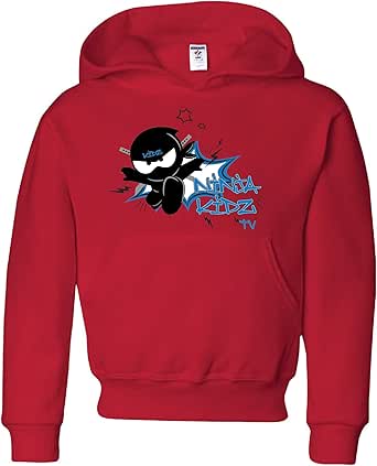 Ninja Kidz¬- Ninja Kidz TV Spark Hoodie: Ninja Kids Hooded Sweatshirt ...