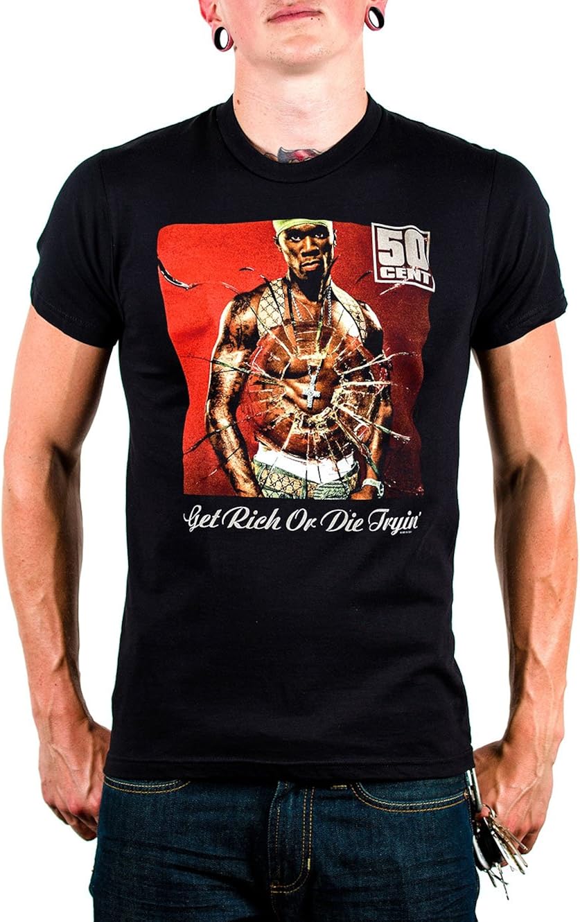 50 Cent Get Rich Tee T Shirt T Shirt Official Merchandise Merch M L XL 50 Cent Get Rich Tee T Shirt T Shirt Official Merchandise Merch M L XL