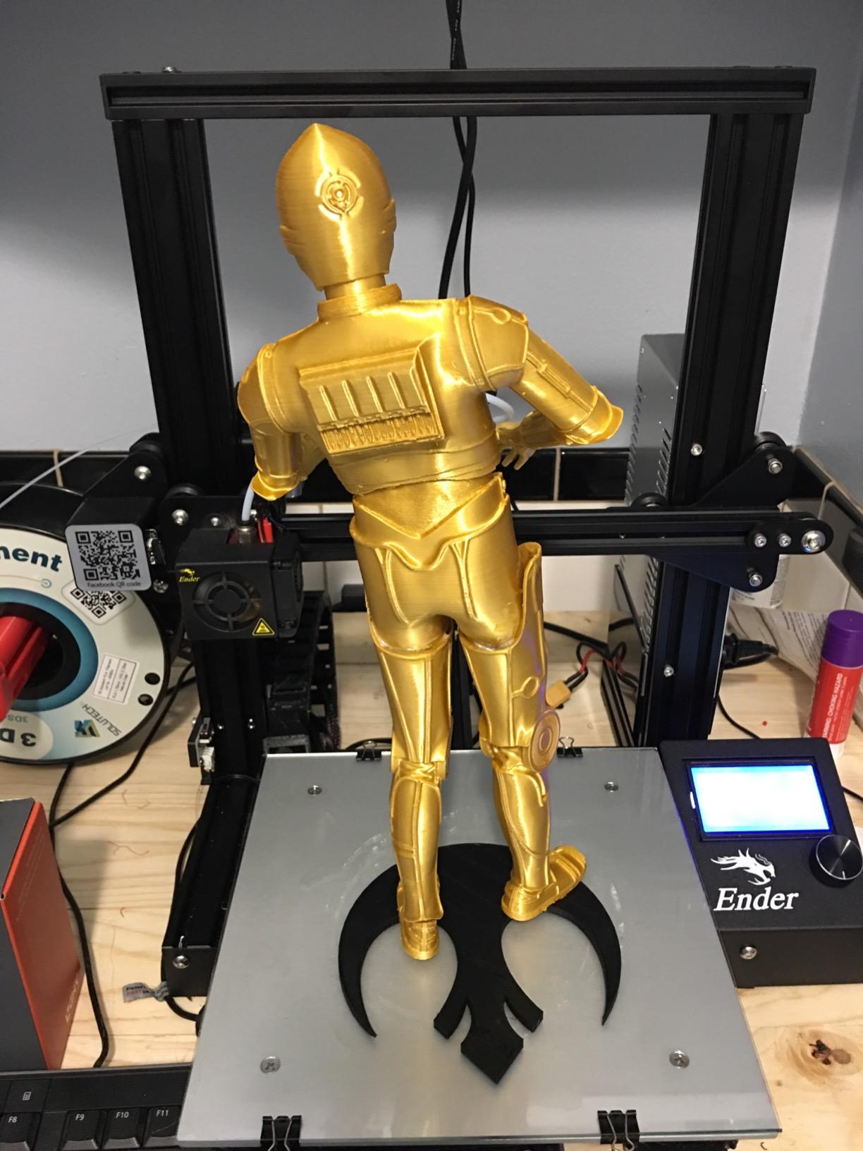 $8/mo - Finance 2 Spools Silk Metallic Shiny Red Copper Bronze PLA 3D ...
