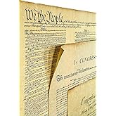 Amazon.com: 4 Antiqued Parchment Paper US Historical Documents - The ...