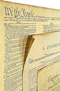 Amazon.com: Three Documents of Freedom Constitution, Declaration of ...