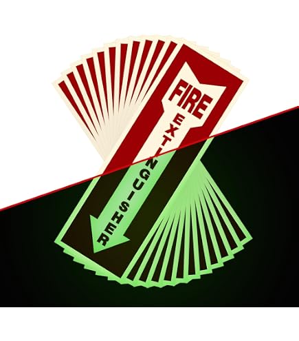 Aluminum Exit Sign OSHA Photoluminescent Exit Sign – Pack Of 2 ...