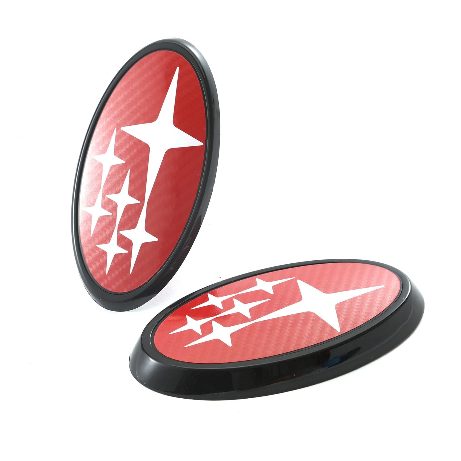 Exterior Accessories STI Red/White 2015-2018 Subaru WRX Emblem Front ...