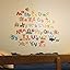 Amazon.com: Whimsical Alphabet Decorative Peel & Stick Wall Art Sticker ...