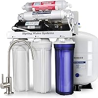 iSpring RCC7P-AK 6-Stage Reverse Osmosis System Under Sink with ...