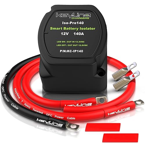 Dual Battery Isolator Kit 12v 140 Amp - ATV/UTV Wiring Kit - Voltage ...