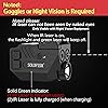 SOLOFISH 500 Lumens Pistol Light with Green Infrared (IR) Laser Sight ...