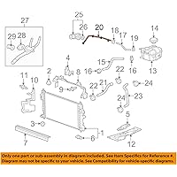 Amazon.com: GM Genuine Parts 12637183 Engine Coolant Air Bleed Pipe ...