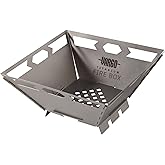 Amazon.com : Vargo Fire Box Grill, Titanium : Camping Stoves : Sports ...