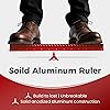 Rena Chris 2PCS Architectural Scale Ruler: 12" Imperial Aluminum Alloy ...