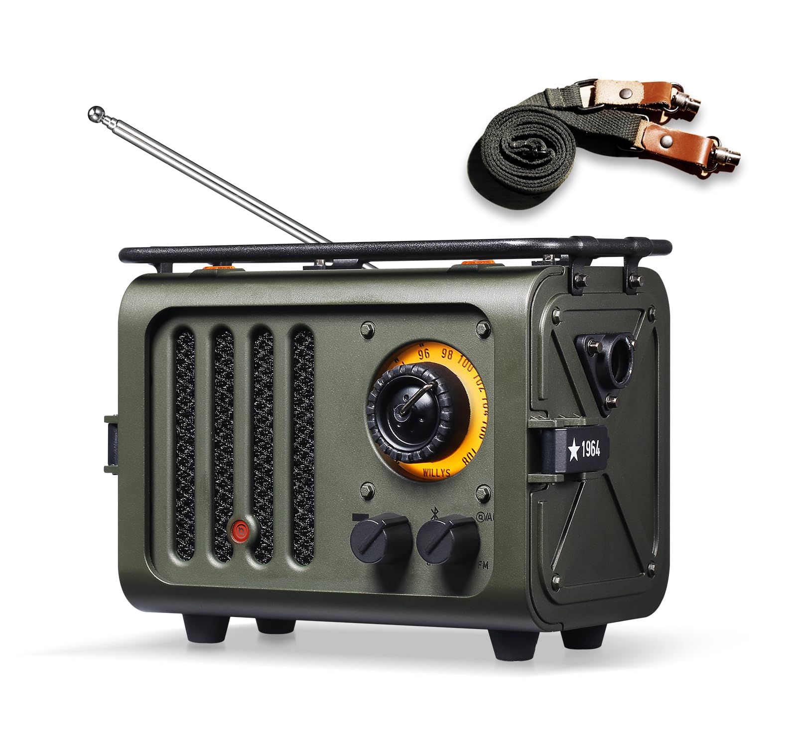 Muzen Wild Radiooo Portable Bluetooth Speaker, FM Radio Speaker with ...