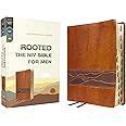 Rooted: The NIV Bible for Men, Leathersoft, Brown, Thumb Indexed ...