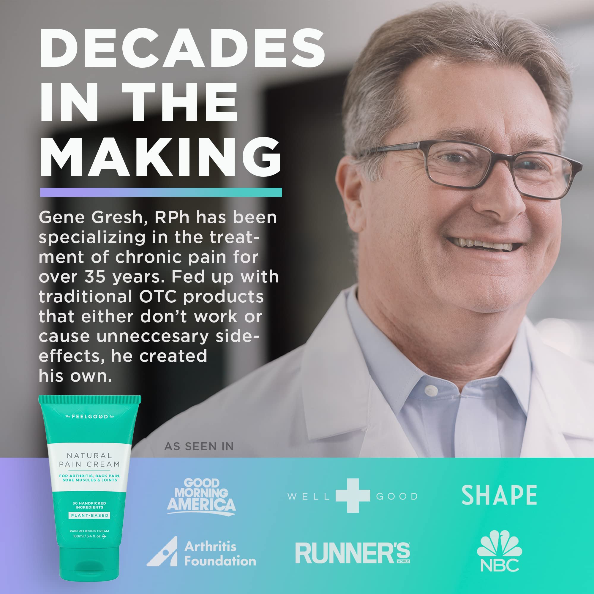 Mua The Feel Good Lab Natural Pain Relief Cream - Powerful & Fast ...