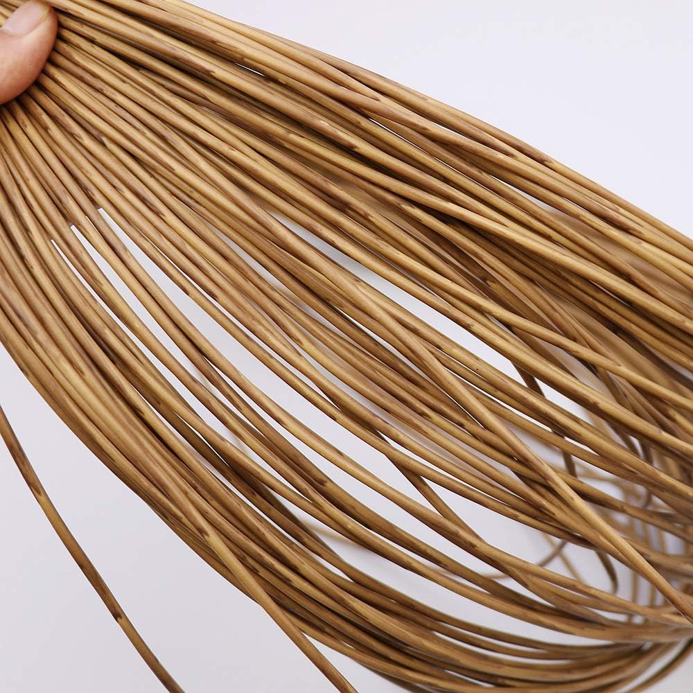 Amazon.de: 500g PE Rattan Rund Rattan Kunststoff Synthetik Webmaterial ...