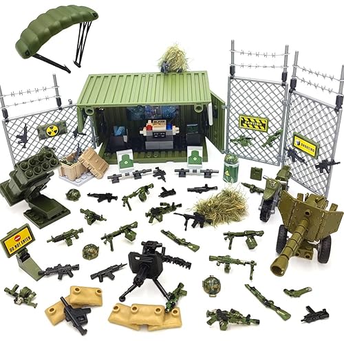 ZHX ZHX WW2 Army Military Guns Weapons and Armor Toy Thunder Containers ...