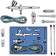 Amazon.com: Pinkiou Airbrush Kit with Different Nozzle and Needles Muti ...