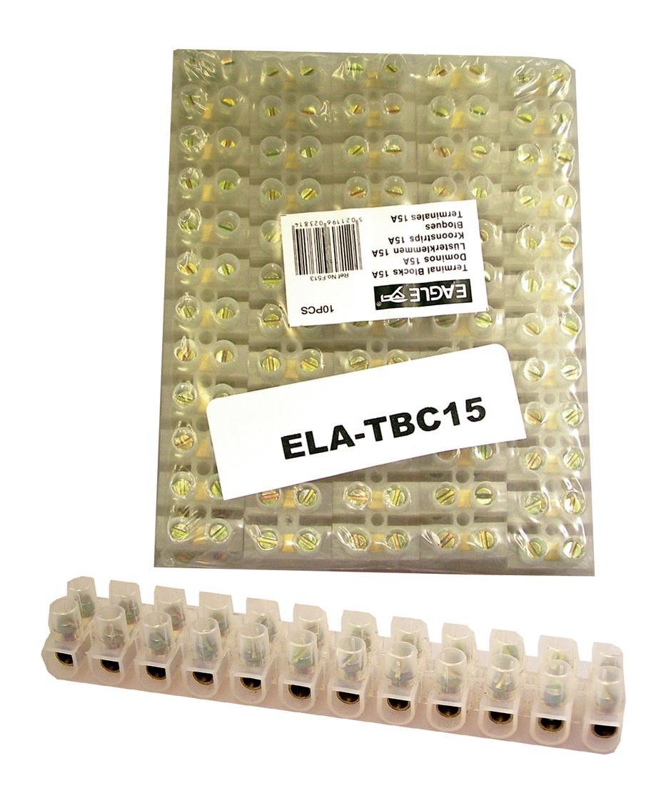 15Amp Terminal Block Strip Connectors (10/Pack): Amazon.co.uk: Business ...