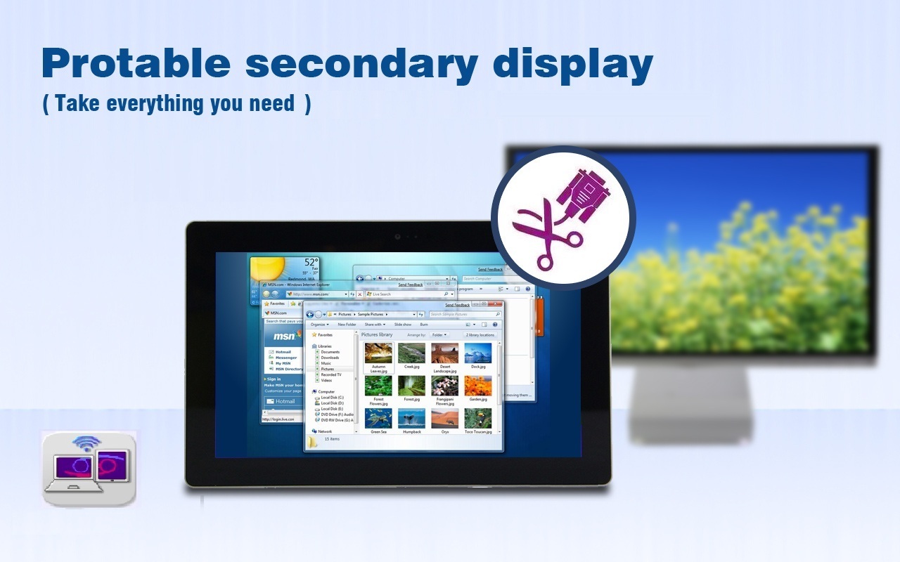 Extend Laptop Display Pro - turn your phone/tablet as a second monitor ...