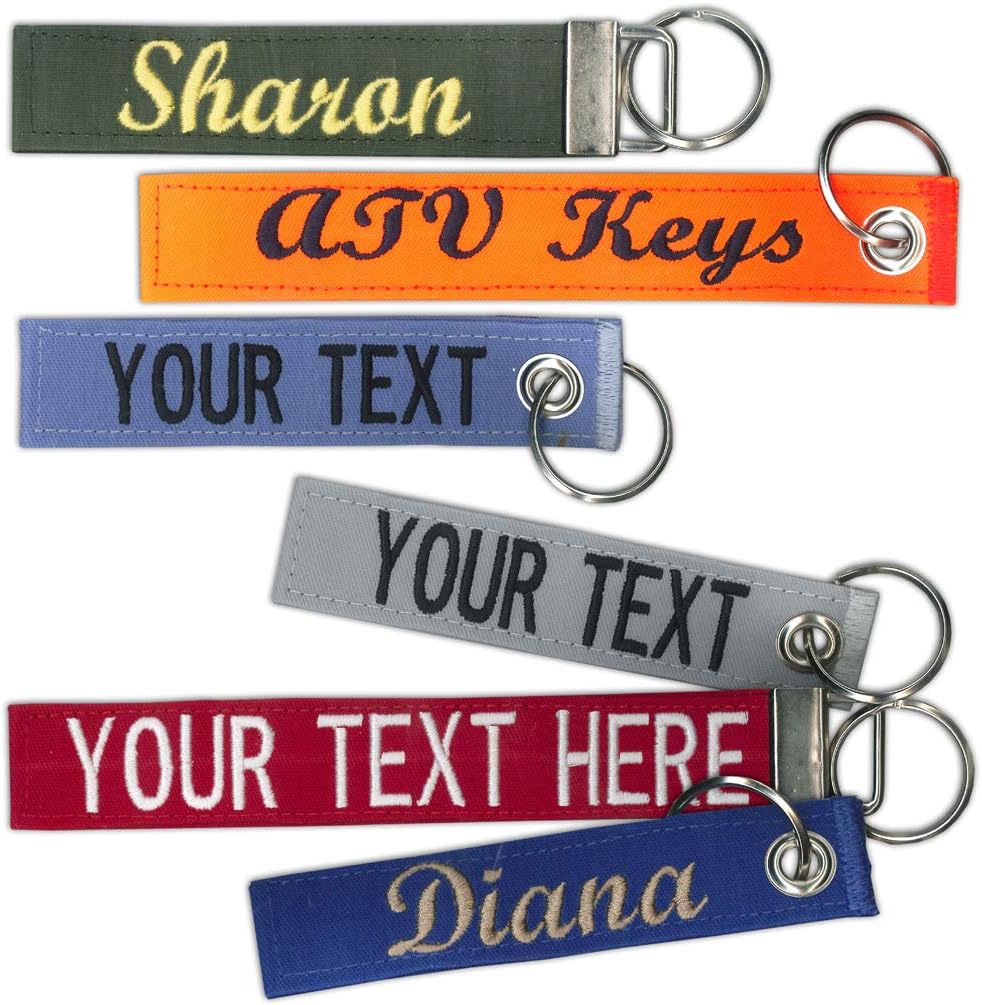 Amazon.com | Custom Name Tape material 4.5" and 6" LUGGAGE/CRATE Tags ...