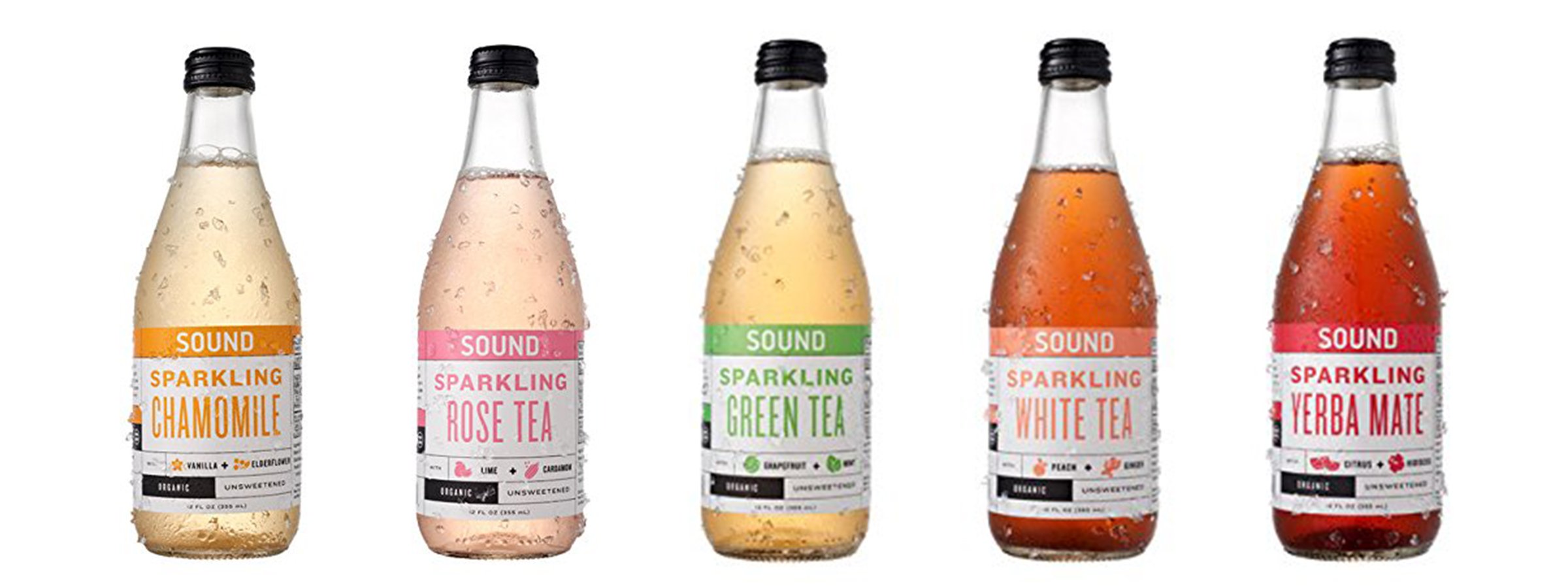 Amazon.com : SOUND Sparkling Organic Tea - Caffeinated Sampler Pack 12 ...