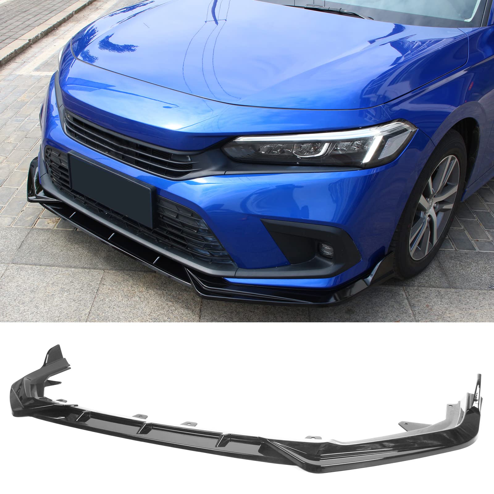 FREEMOTOR802 Compatible with 2022-2024 Honda Civic 11th Gen 4-Door Sedan & Hatchback Front ...