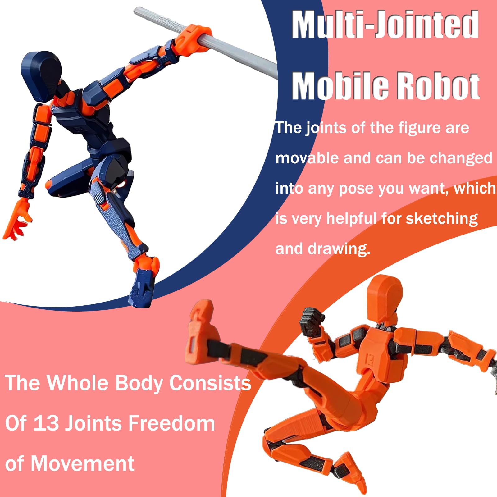 Mua THMAINU T13 Action Figure with 3 Types of Weapons and 3 Types of ...